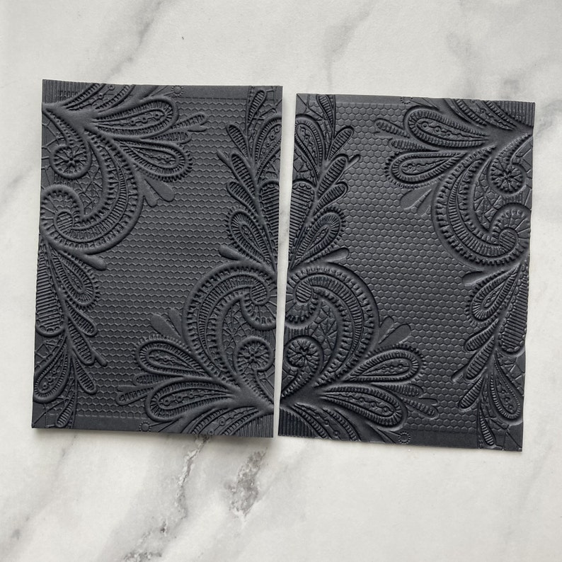 5-black 3D Embossed Ornate Lace Sheets,die Cuts,designer Paper,laced ...