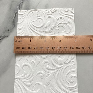 3D Embossed Swirls Design Paper - Embossed Cold-press Watercolor Paper ...