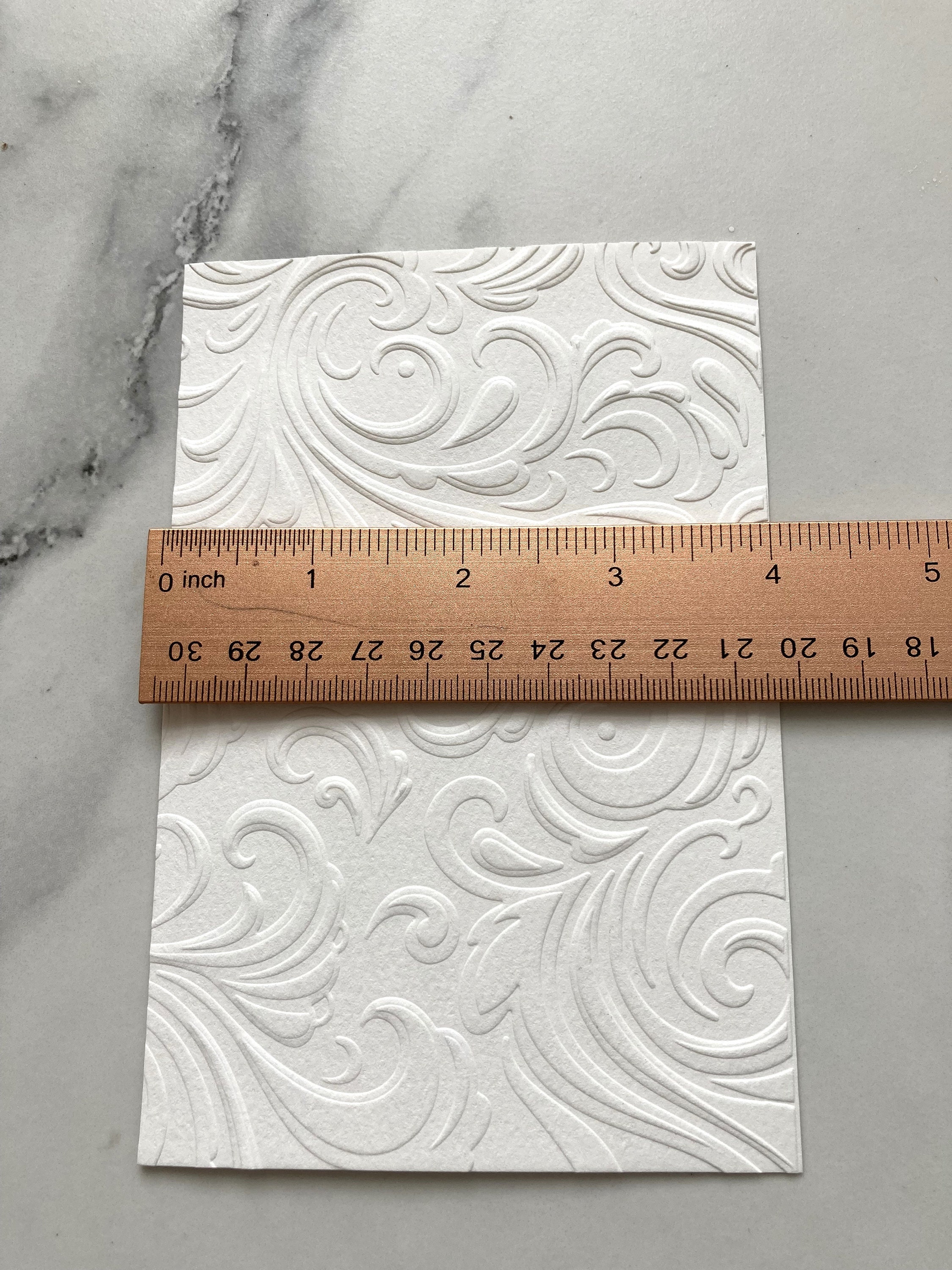 3D Embossed Swirls Design Paper - Embossed Cold-press Watercolor Paper ...