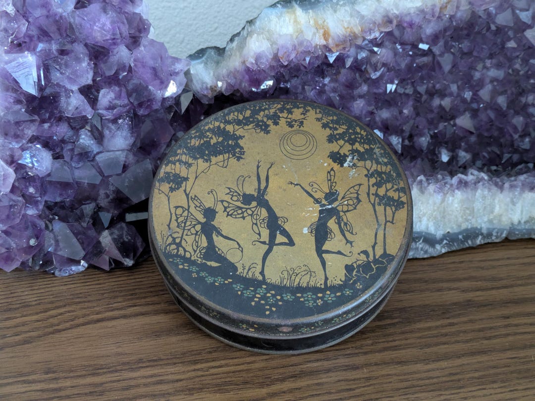 Whimsical Dancing Fairies Round Tin, 6" - Etsy