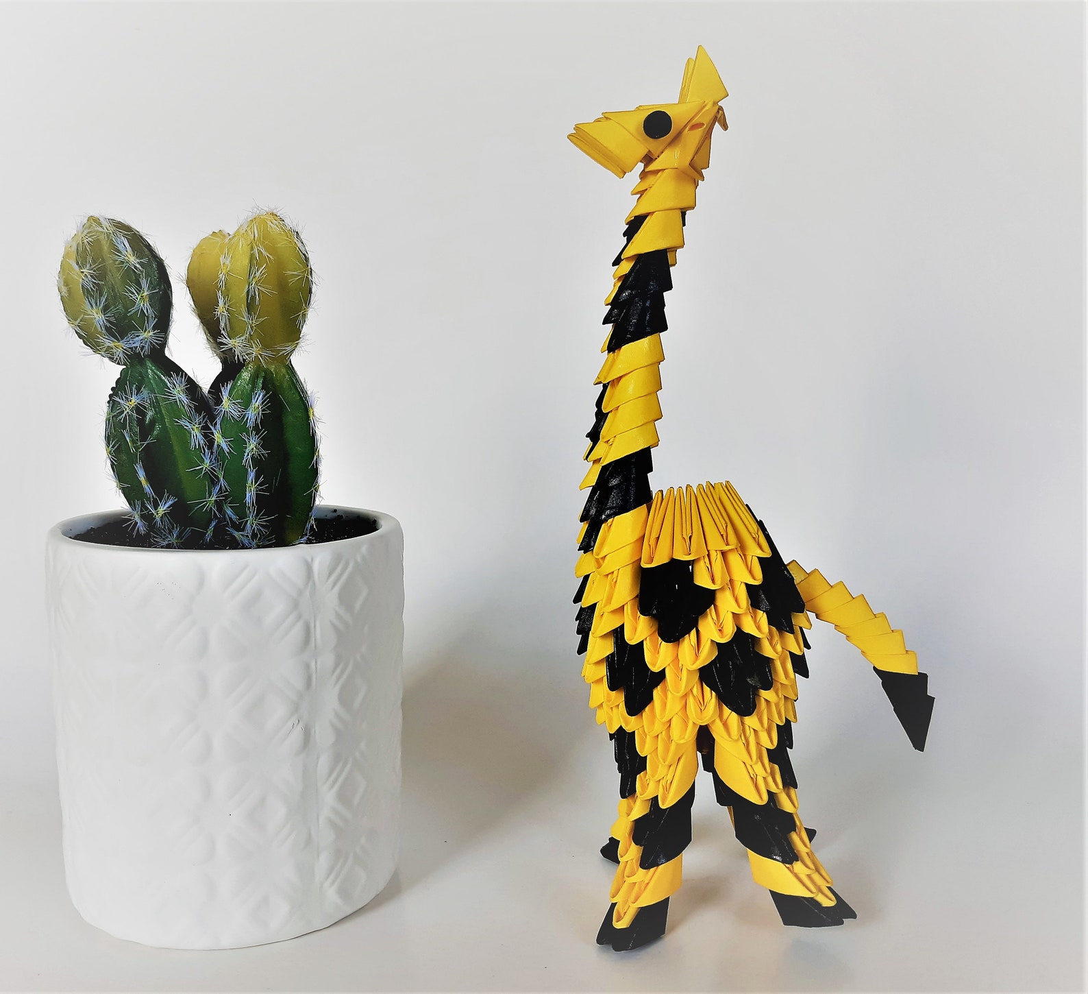 3D Origami Giraffe Giraffe Gift Handmade Giraffe Toy - Etsy.de