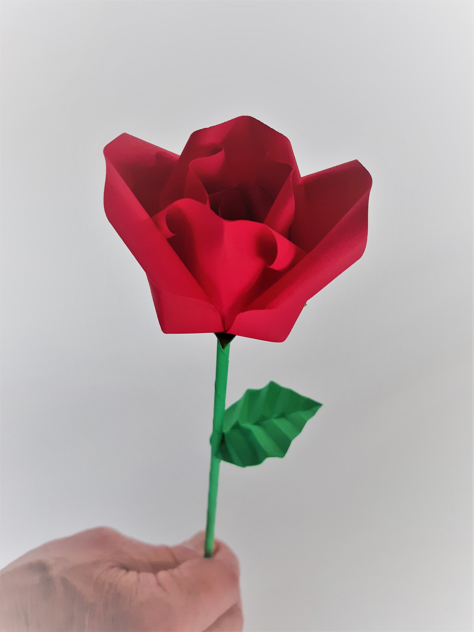 Origami Paper Rose Origami Rose Paper Rose Origami Flower - Etsy