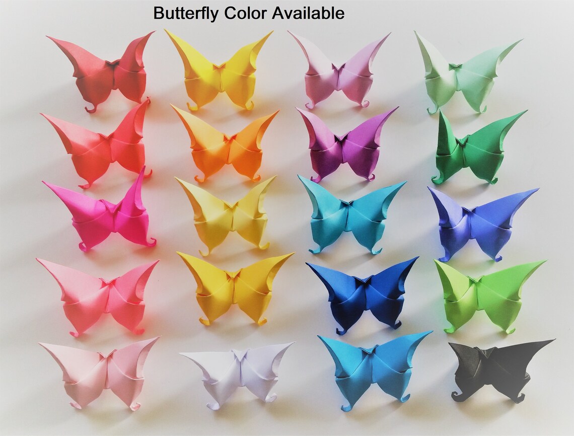 100 Origami Butterflies-paper Butterfly-origami - Etsy