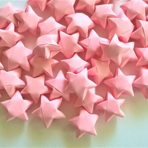 100 Pastel Pink Origami Lucky Stars - Etsy