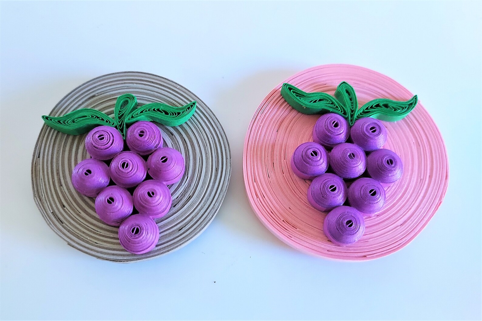 Quilling Grape Magnets Grape Art Magnets Quilled Grape Art - Etsy