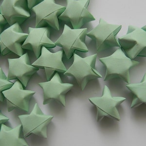 100 Pastel Green Origami Lucky Stars | Etsy
