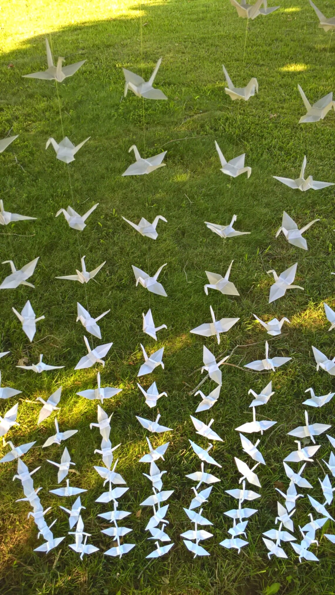 240 Origami Paper Cranes Garland-12 Strands Origami Cranes on - Etsy