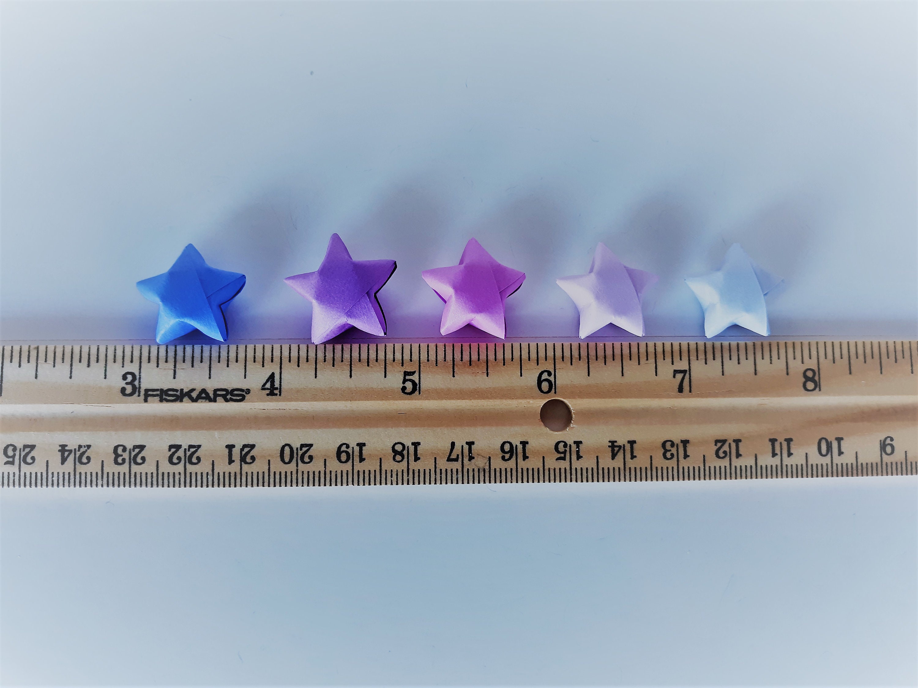 Origami Lucky Star Paper Strips 100 Count Purple & Plum Mix | Etsy