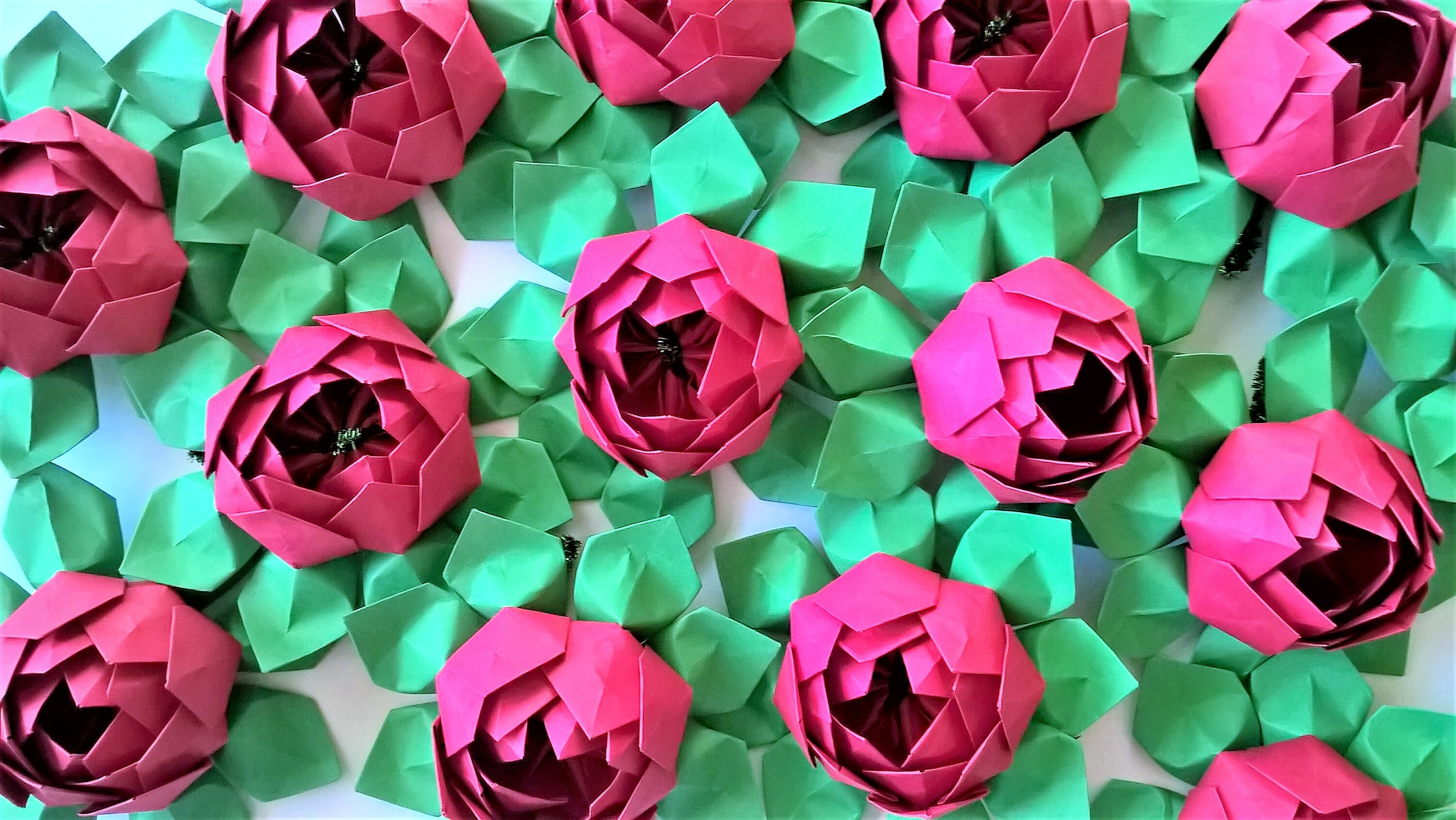 50 Origami Paper Lotus Blossoms-origami Lotus-origami | Etsy