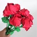 Red Origami Paper Roses Bouquet12 Stems - Etsy