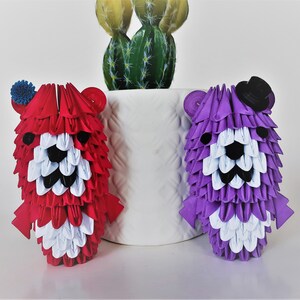 Cute Bear, Cute 3D Origami Bear, 3D Origami Teddy Bear, Mr and Mrs Bear ...