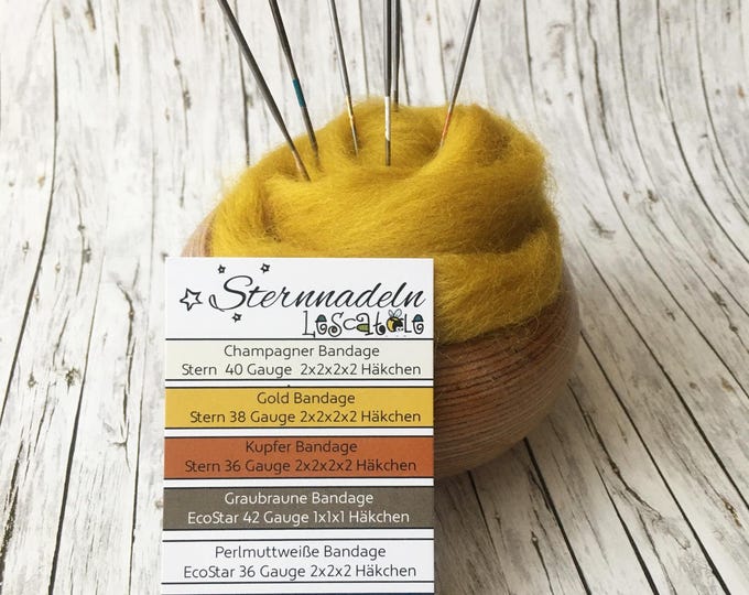 Felting Needle Set With 6 Different Star Needles: Star, Ecostar ...