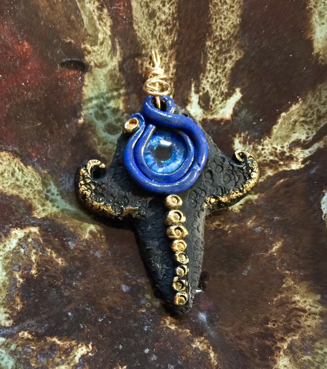 Evil Eye Charm Necklace, Good Luck Amulet, Blue Eye Hamsa Pendant, Hand ...
