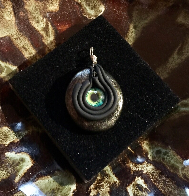 Evil Eye Talisman Necklace, Blue-green Good Luck Eye Pendant With ...