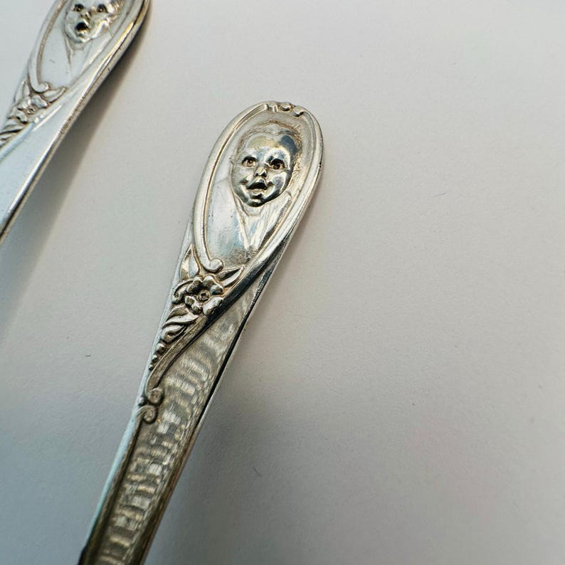 Vintage Gerber Baby Advertising Baby Spoon Set Marked Winthrop ...