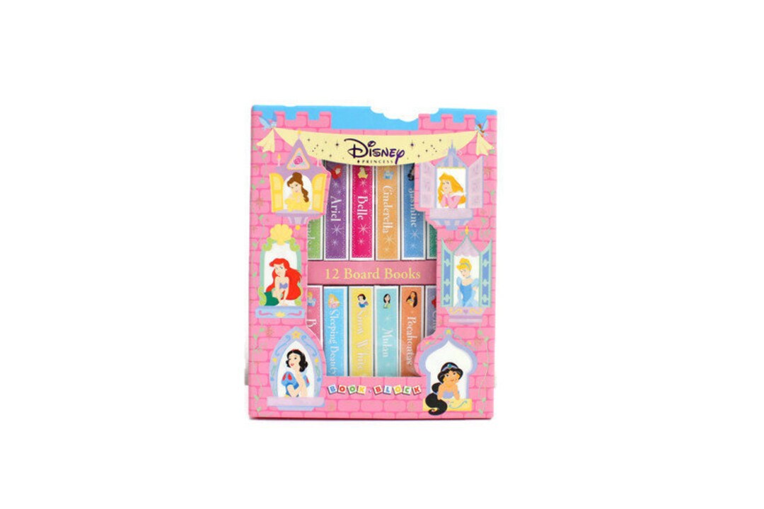 Set of 12 Disney Princess Board Book Collection New Vintage - Etsy