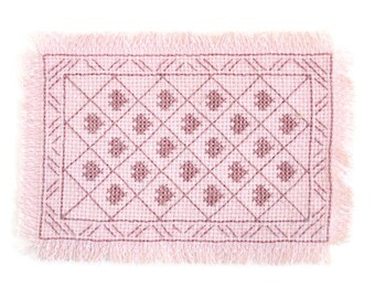 Dollhouse Cross Stitch Rug - Etsy