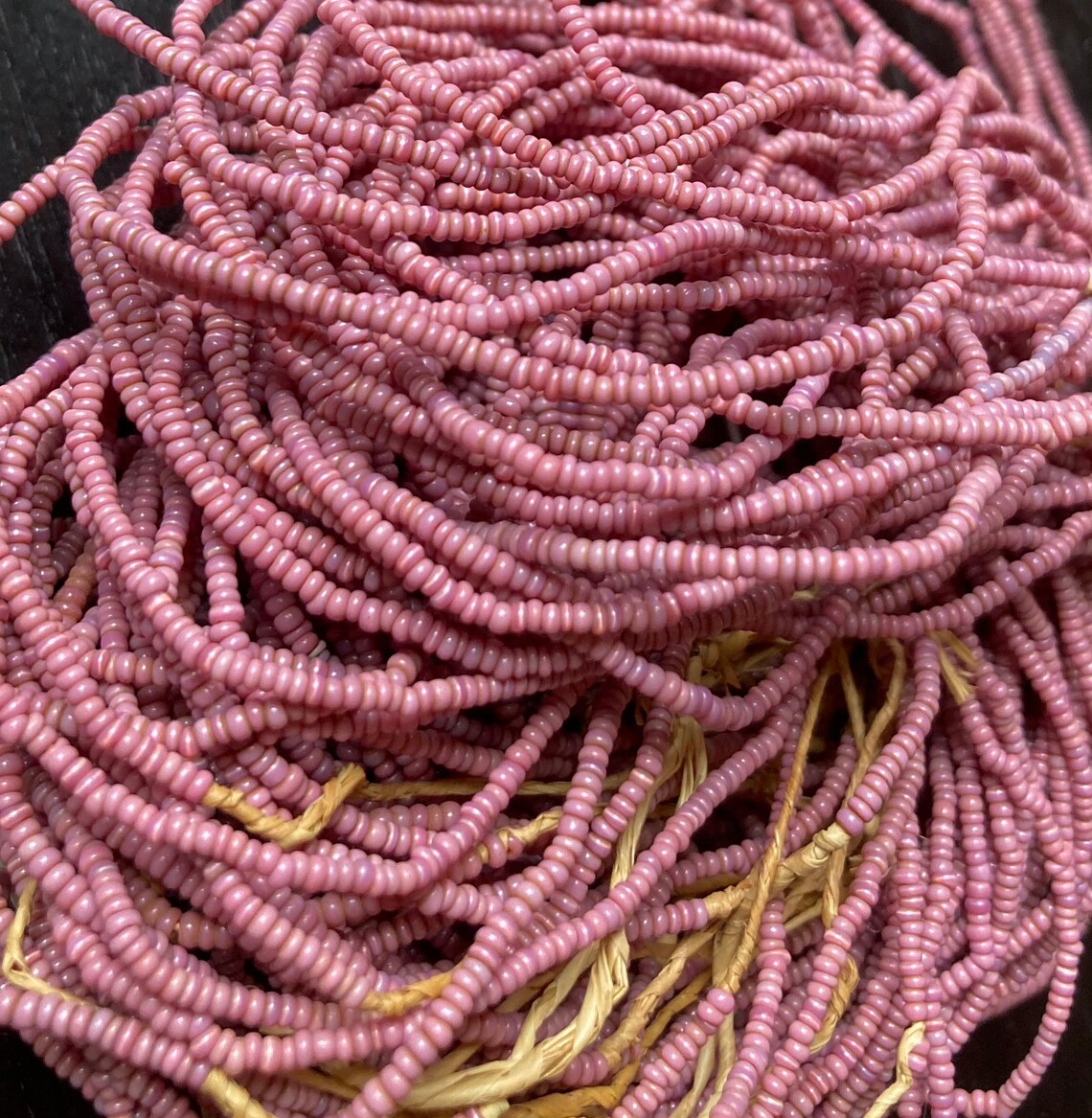 Cheyenne Pink 29-30 Bpi Vintage Venetian Glass Seed Beads - Etsy