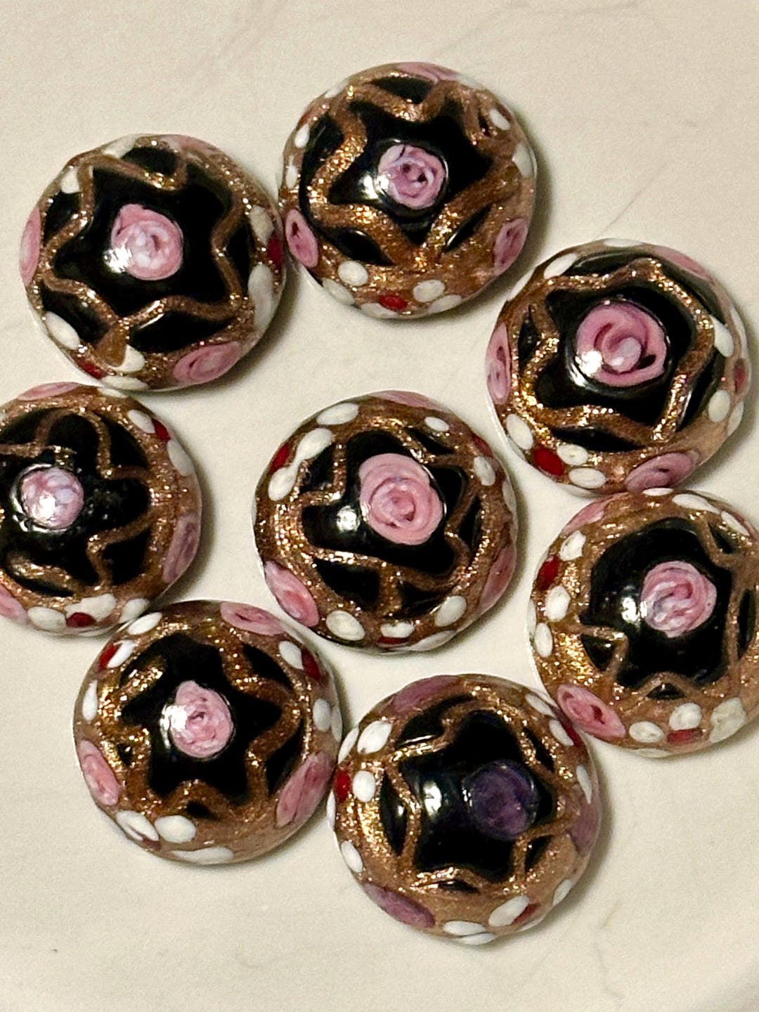 Vinage Venetian 1940's Fancy Wedding Cabochons - Etsy