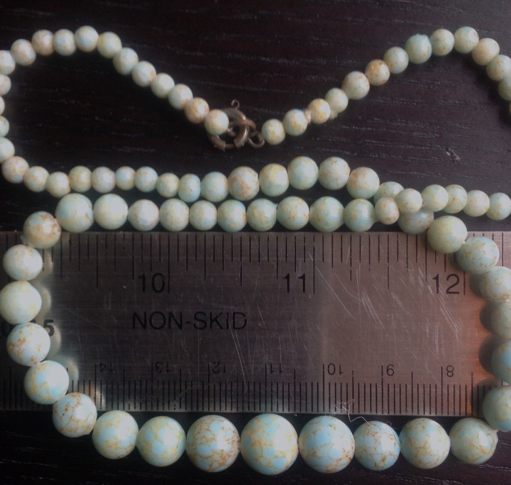 Vintage Original Hubbell Beads Graduated Strand - Etsy