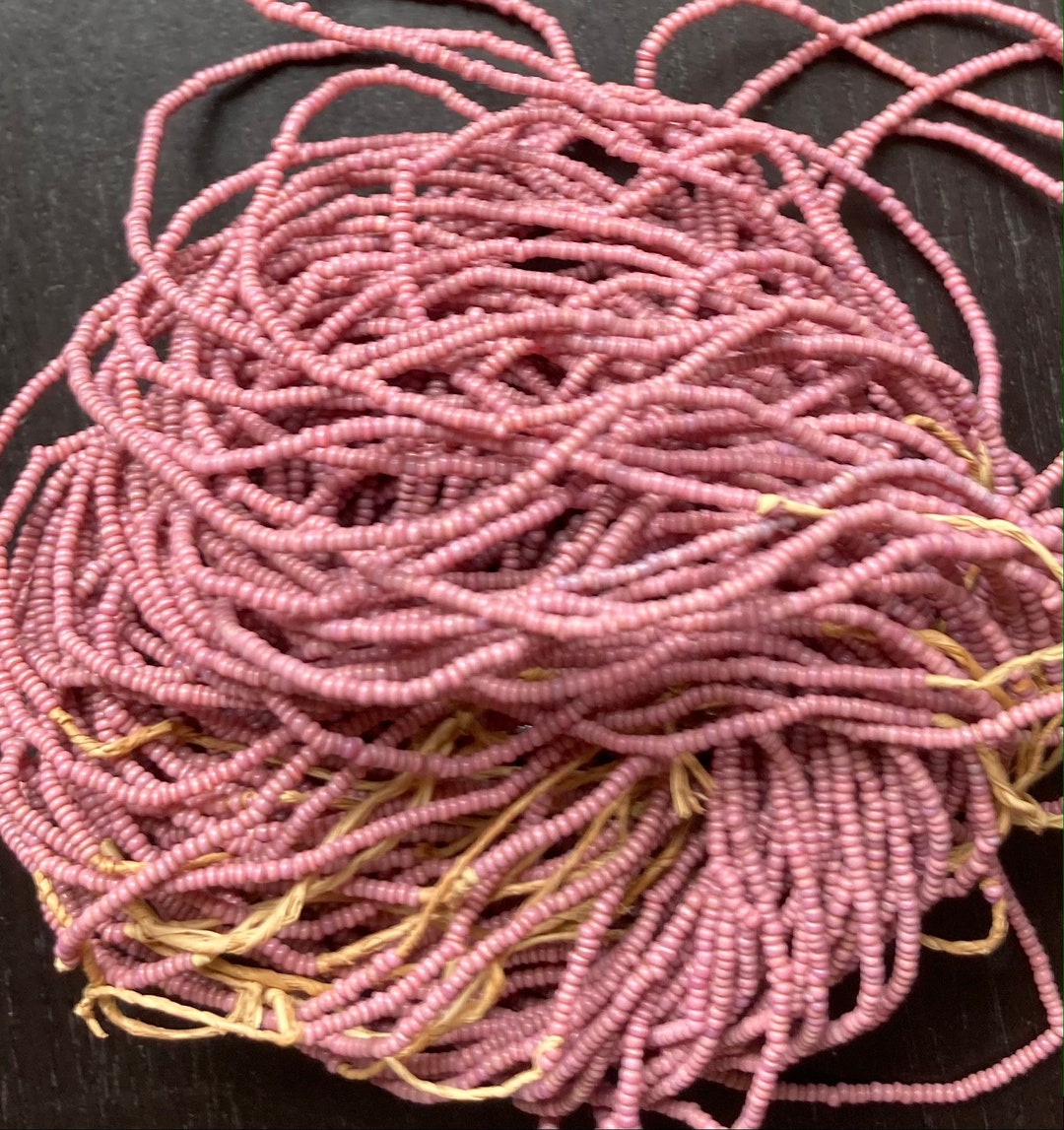 Cheyenne Pink 29-30 Bpi - Vintage Venetian Glass Seed Beads - Etsy