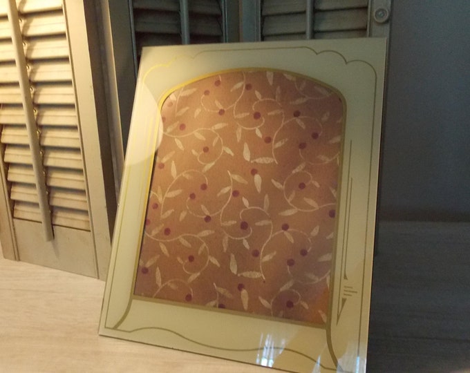 Vintage ART DECO FRAME, Reverse Glass Design Art Deco Inspired Picture Frame, Table Top Photo ...