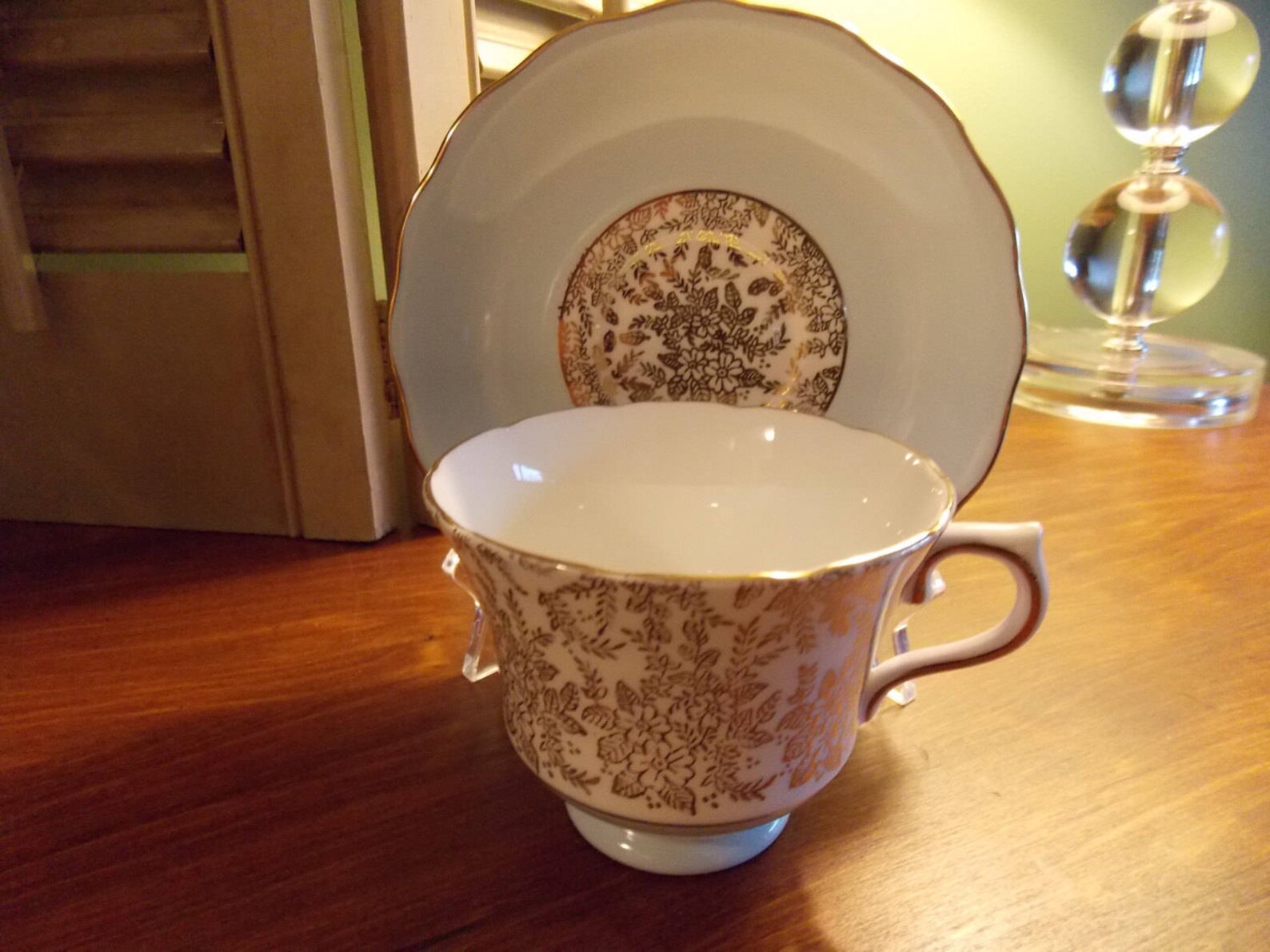 CUP & SAUCER Set Mayfair Fine Bone China Cup and Saucer Set | Etsy
