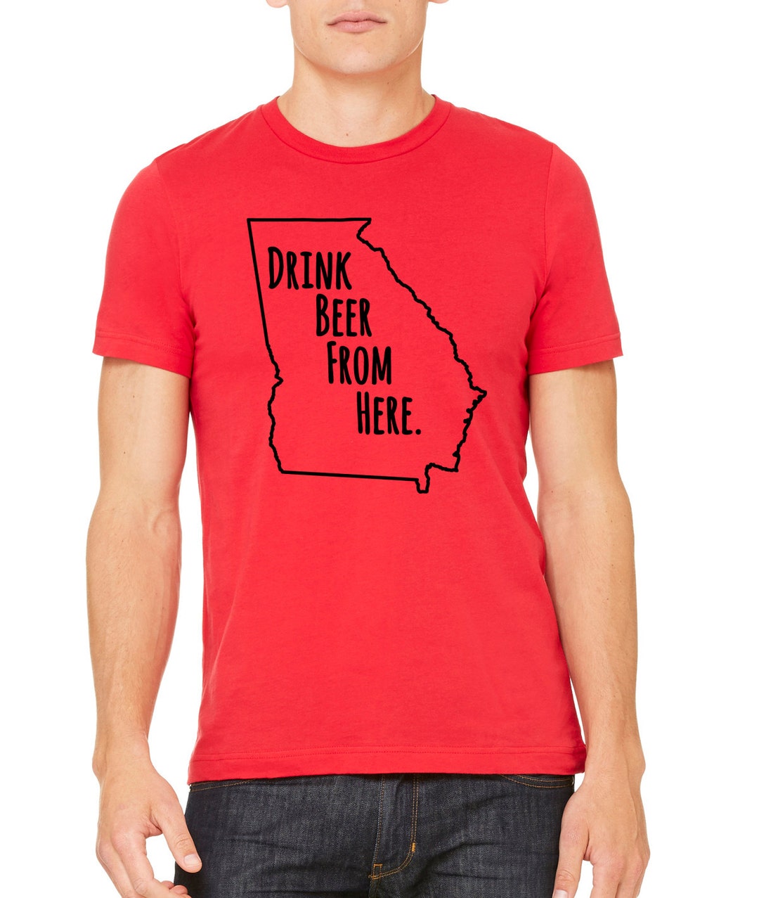 Georgia Bulldogs & Craft Beer Drink Beer From Here UGA Shirt - Etsy