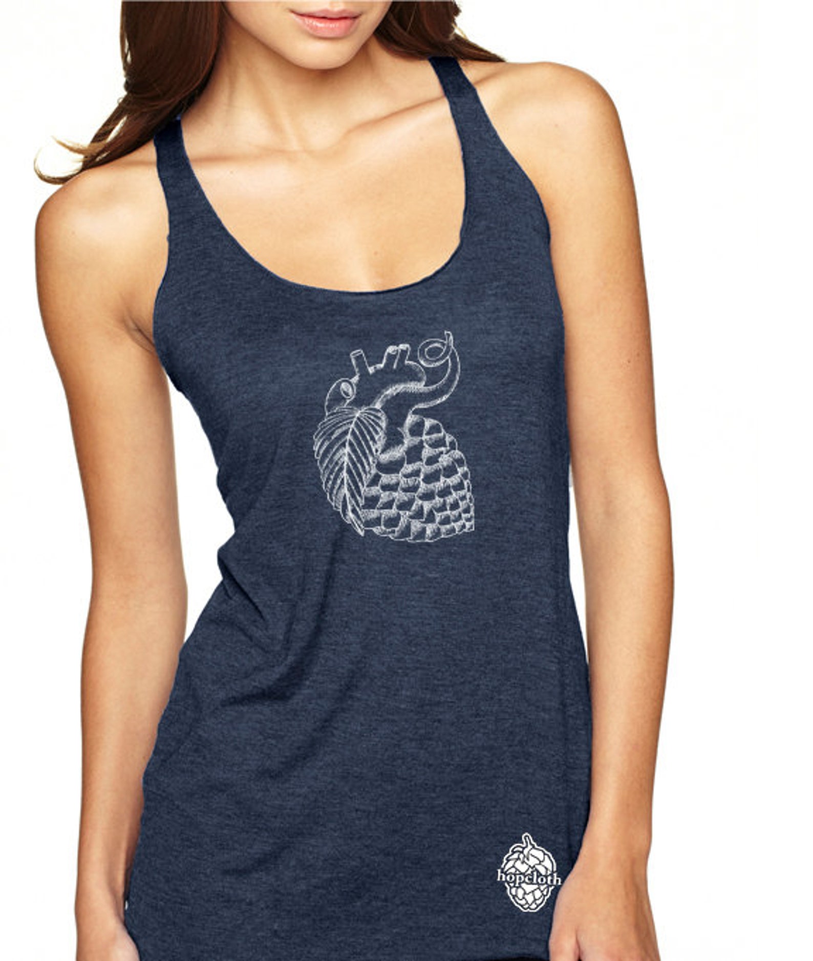 Craft Beer Shirt Hop Heart Women's Racerback Tank Cute - Etsy