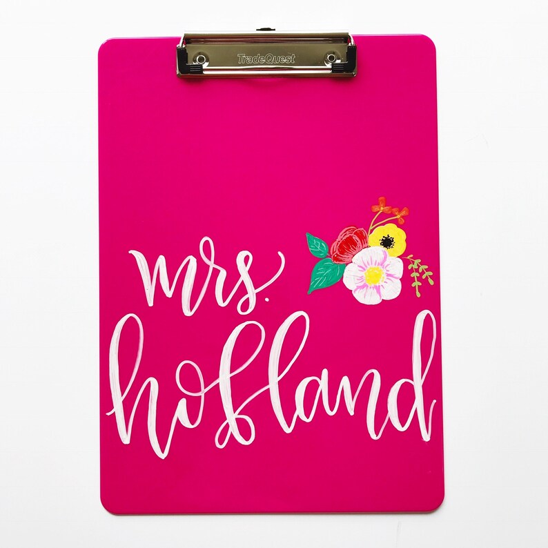 Custom Clipboard Personalized Clipboard Teacher Clipboard - Etsy