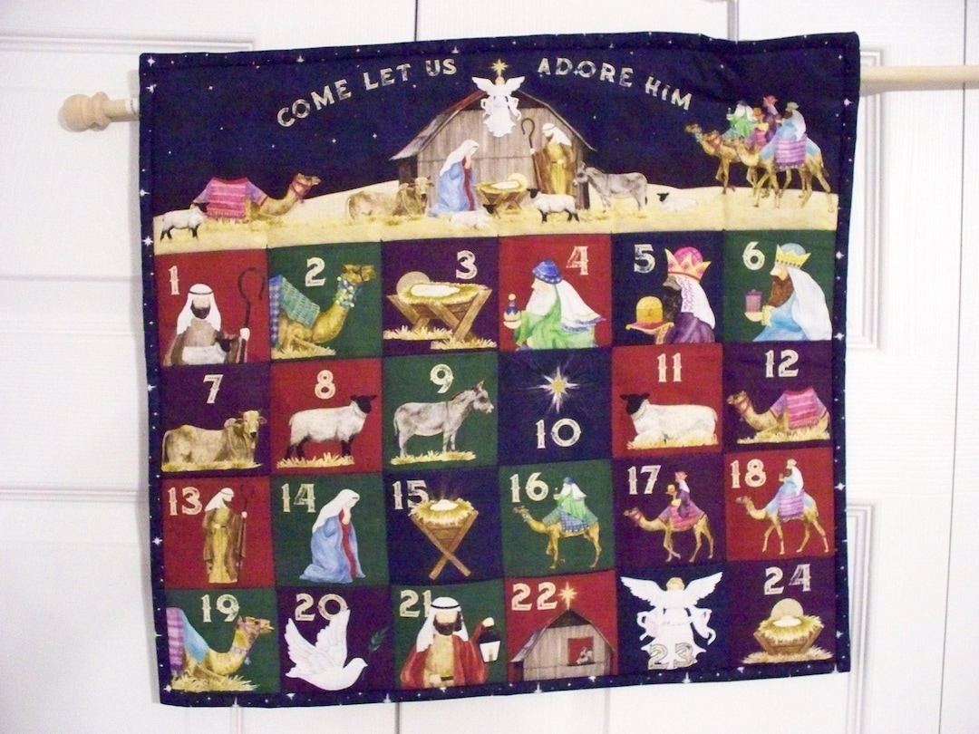Come Let Us Adore Him Advent Calendar - Etsy