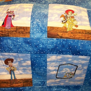 Embroidered Toy Story Quilt - Etsy