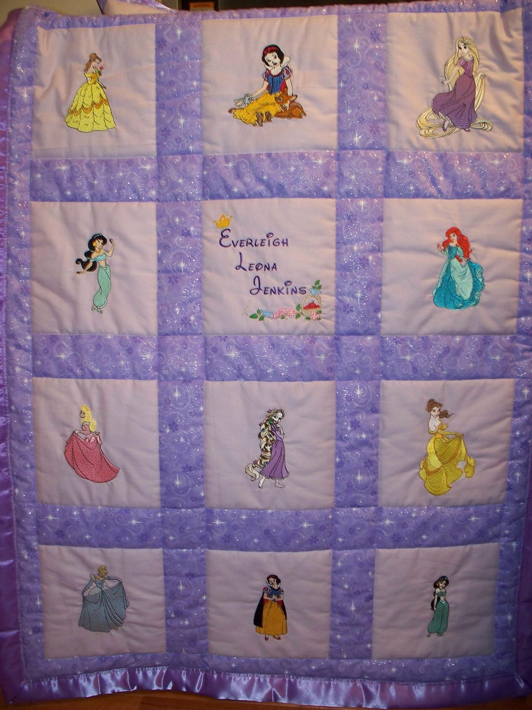 EMBROIDERED BABY QUILT - Etsy