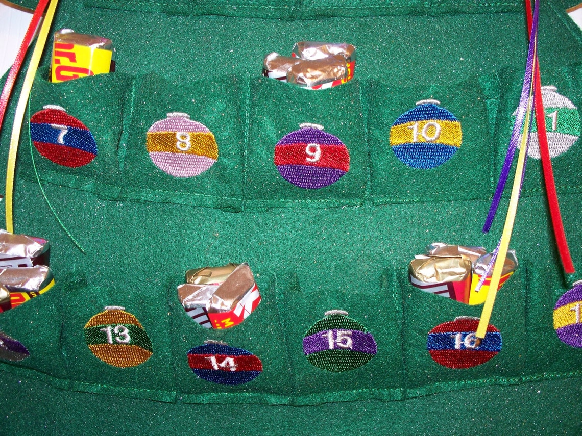 Christmas Tree Advent Calendar - Etsy