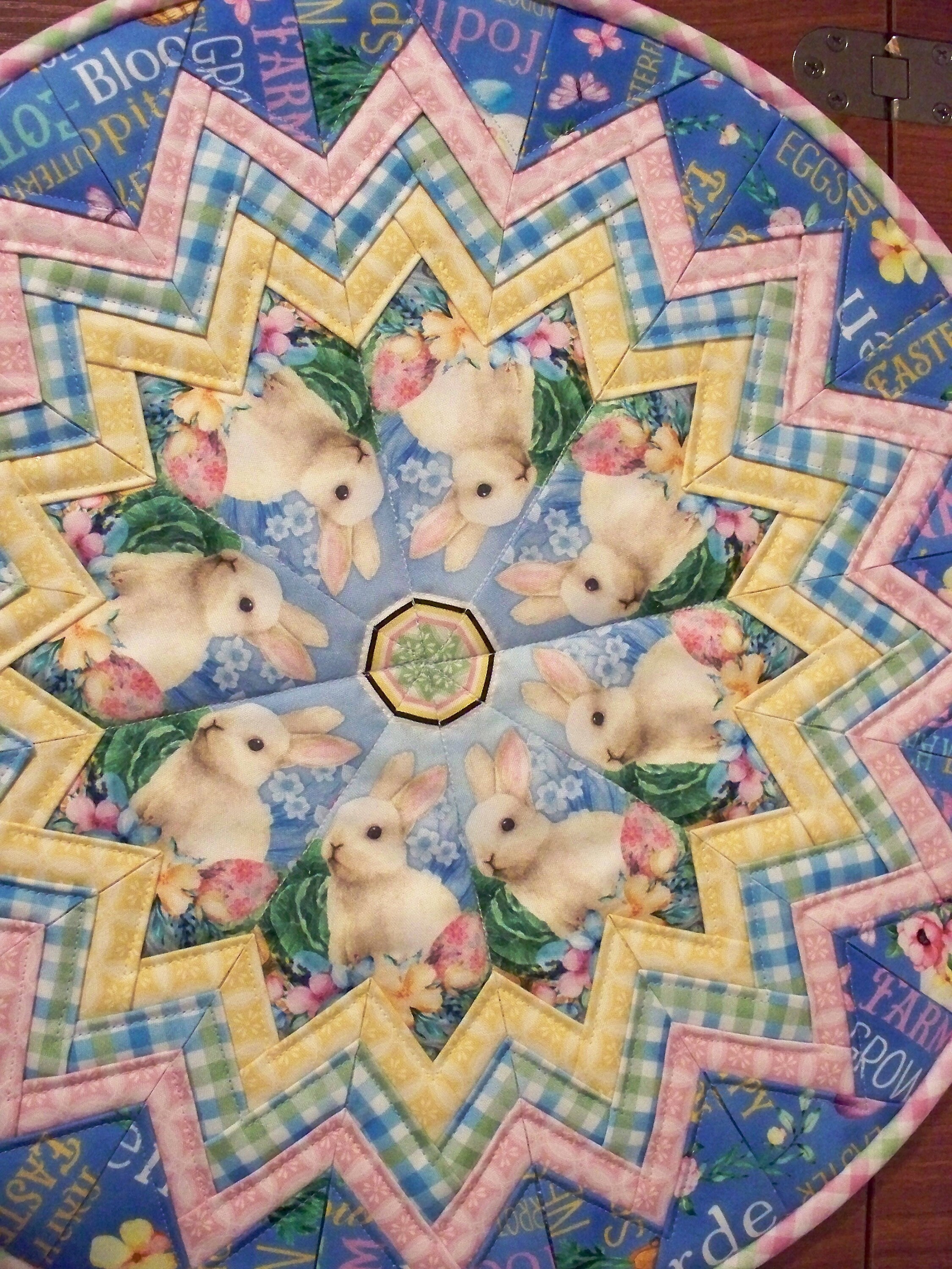 Easter Kaleidoscope Table Topper - Etsy