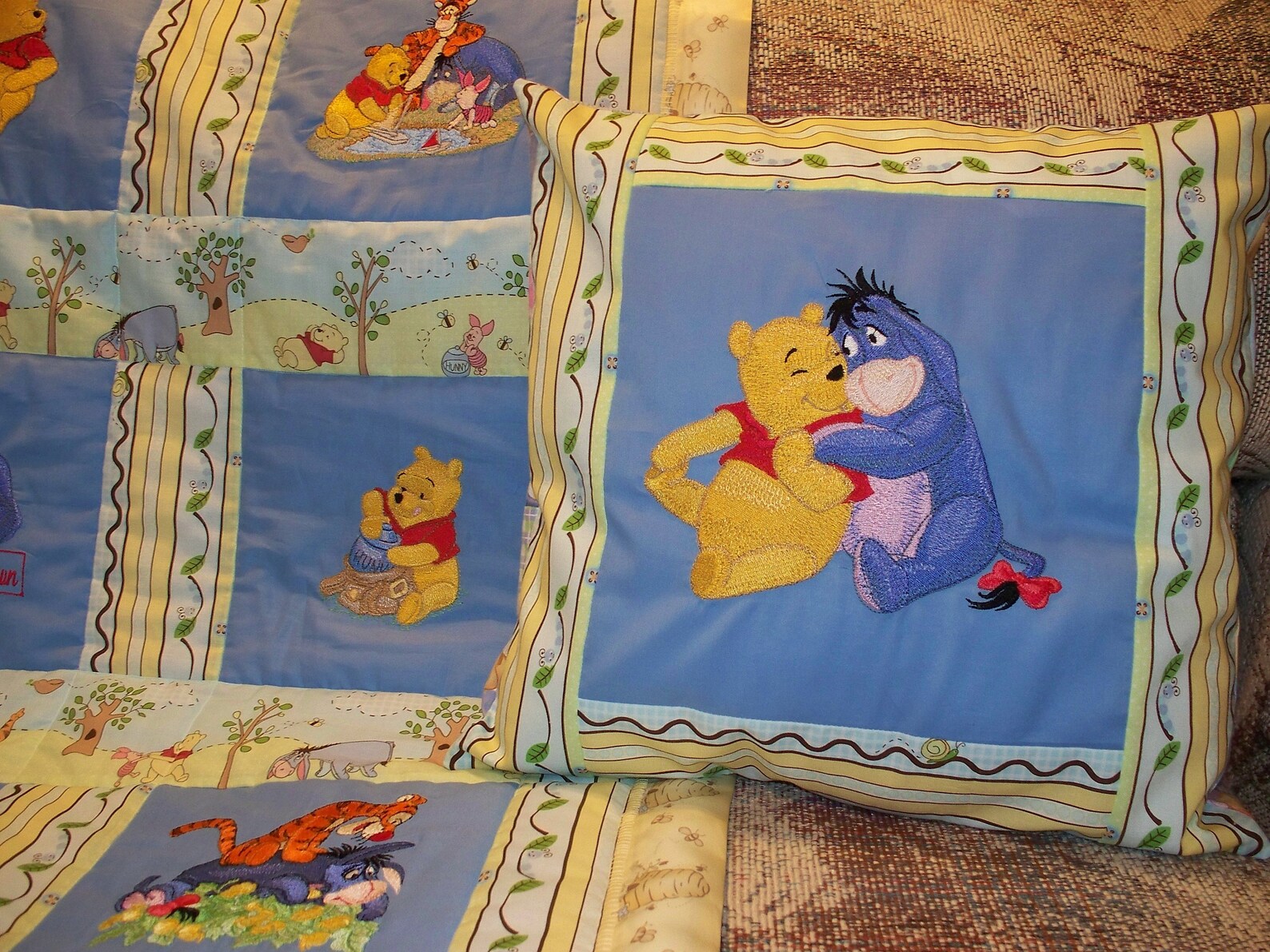 EMBROIDERED BABY QUILT - Etsy