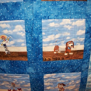 Embroidered Toy Story Quilt - Etsy