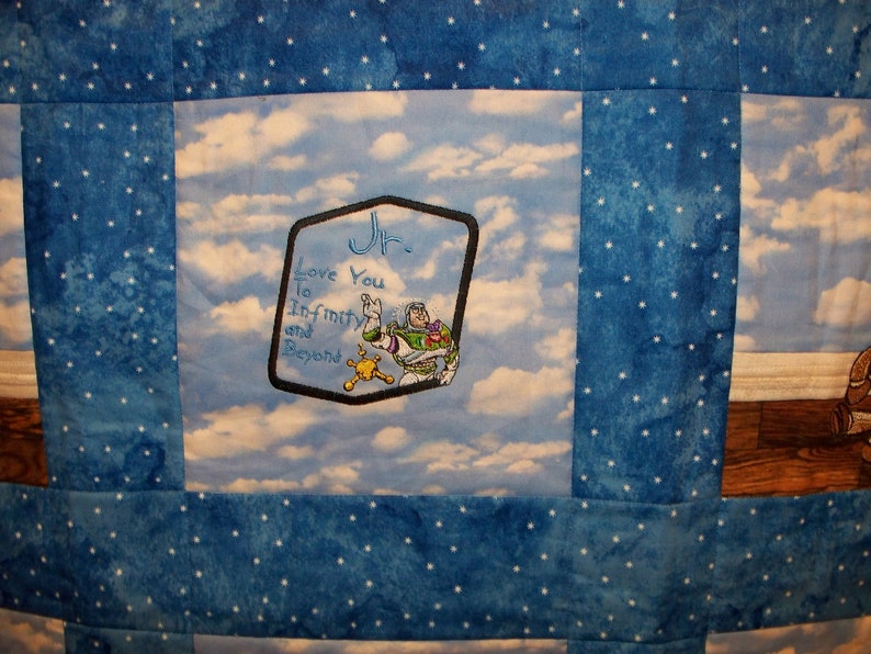 Embroidered Toy Story Quilt - Etsy