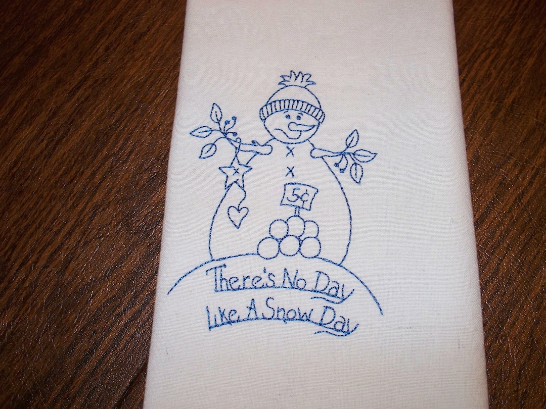 There's No Day Like a Snow Day Kitchen Towel - Etsy