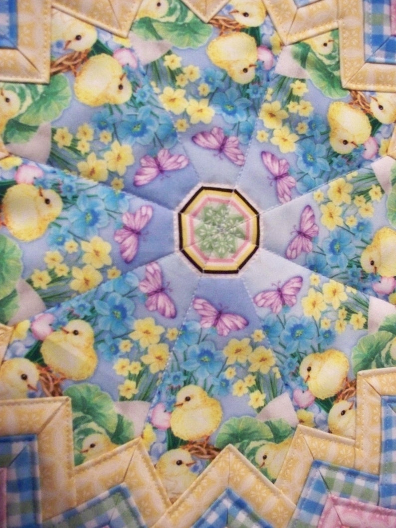 Easter Kaleidoscope Table Topper - Etsy