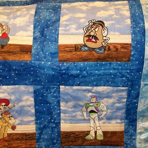 Embroidered Toy Story Quilt - Etsy