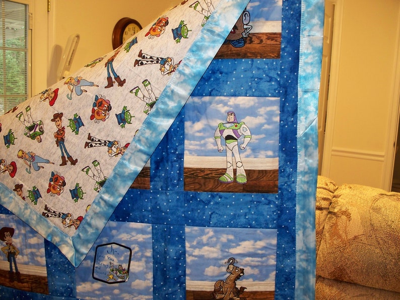 Embroidered Toy Story Quilt - Etsy