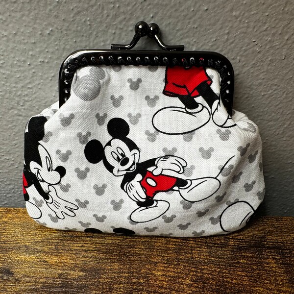 Mickey Mouse Coin Purse - Etsy