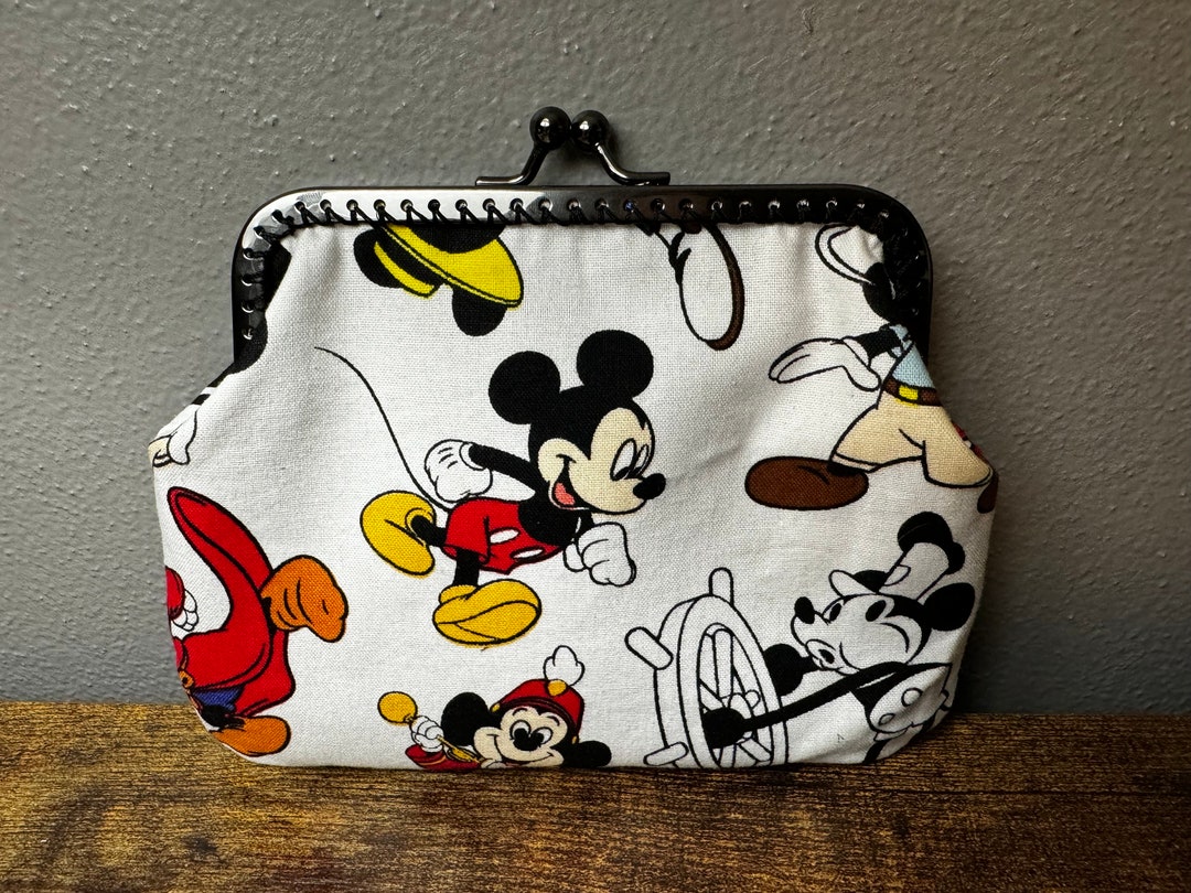 Large Mickey Mouse Coin Purse - Etsy