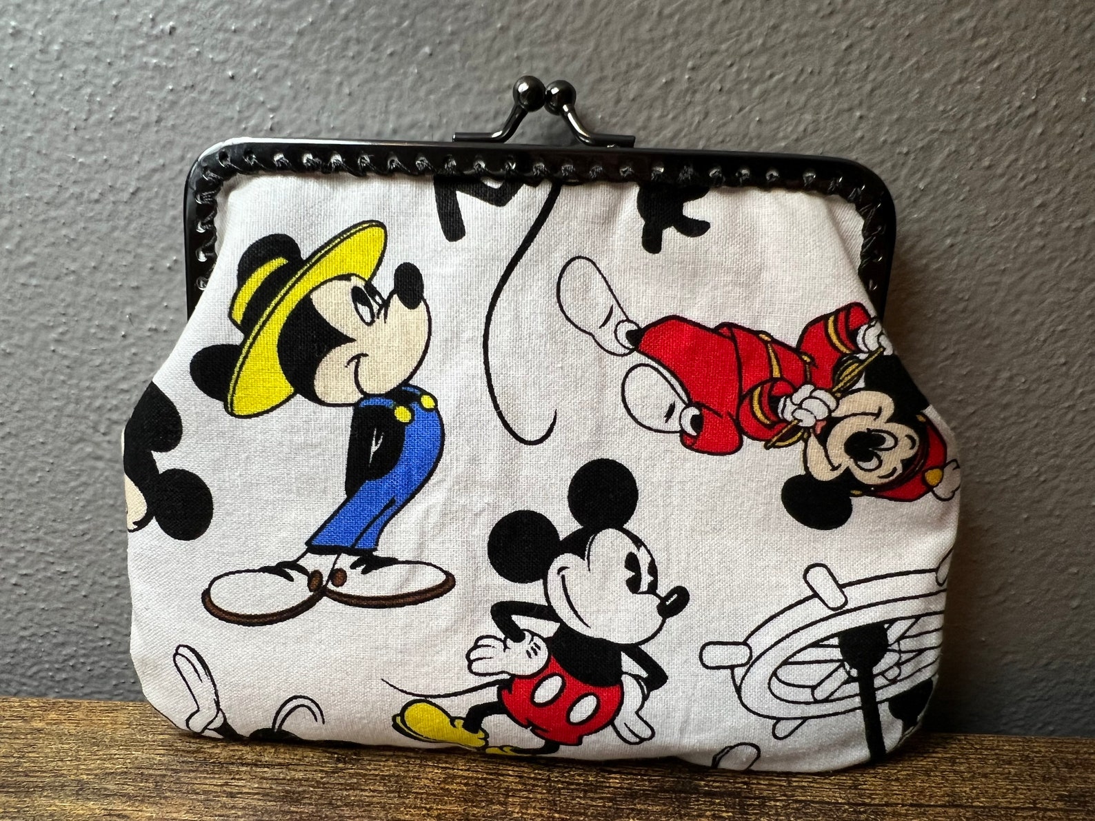 Large Mickey Mouse Coin Purse - Etsy