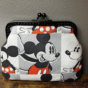 Large Mickey Mouse Coin Purse - Etsy