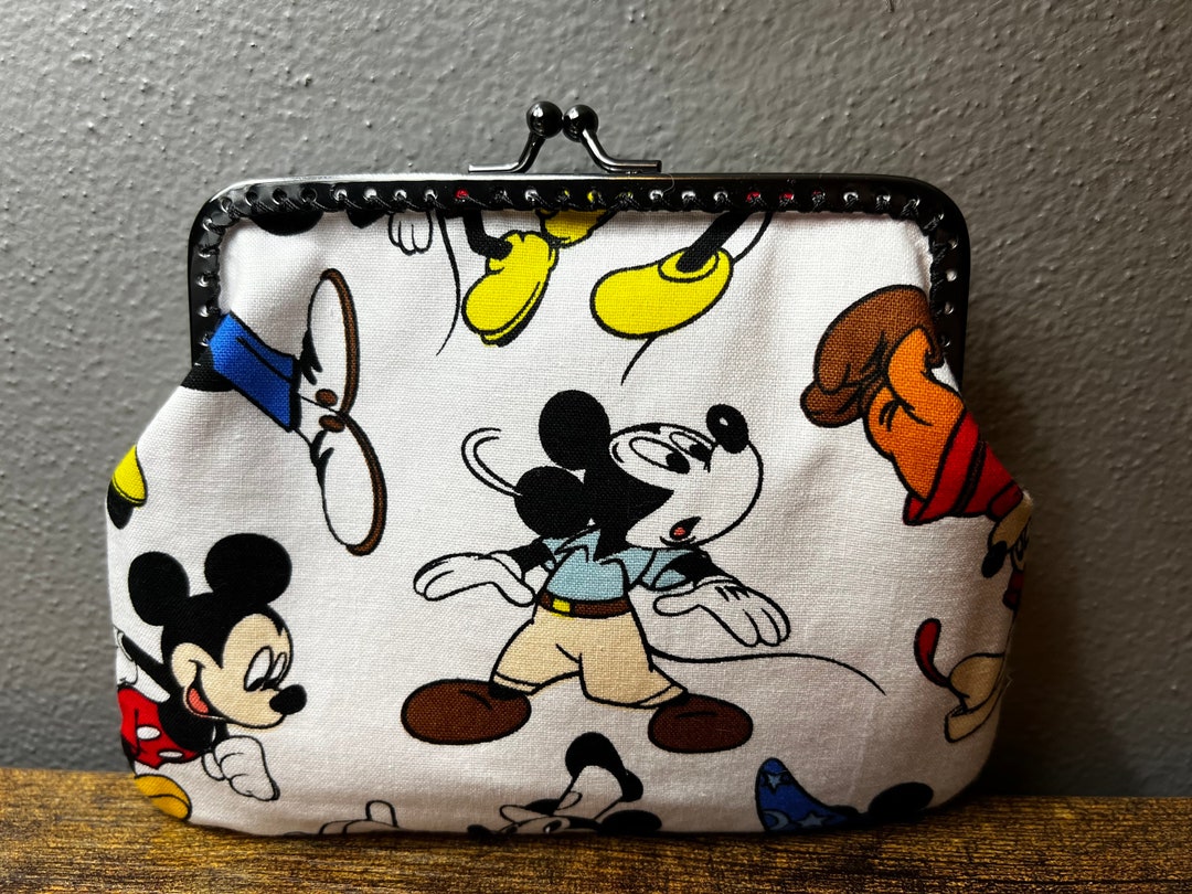 Large Mickey Mouse Coin Purse - Etsy