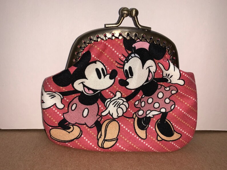 Mickey and Minnie Coin Purse | Etsy