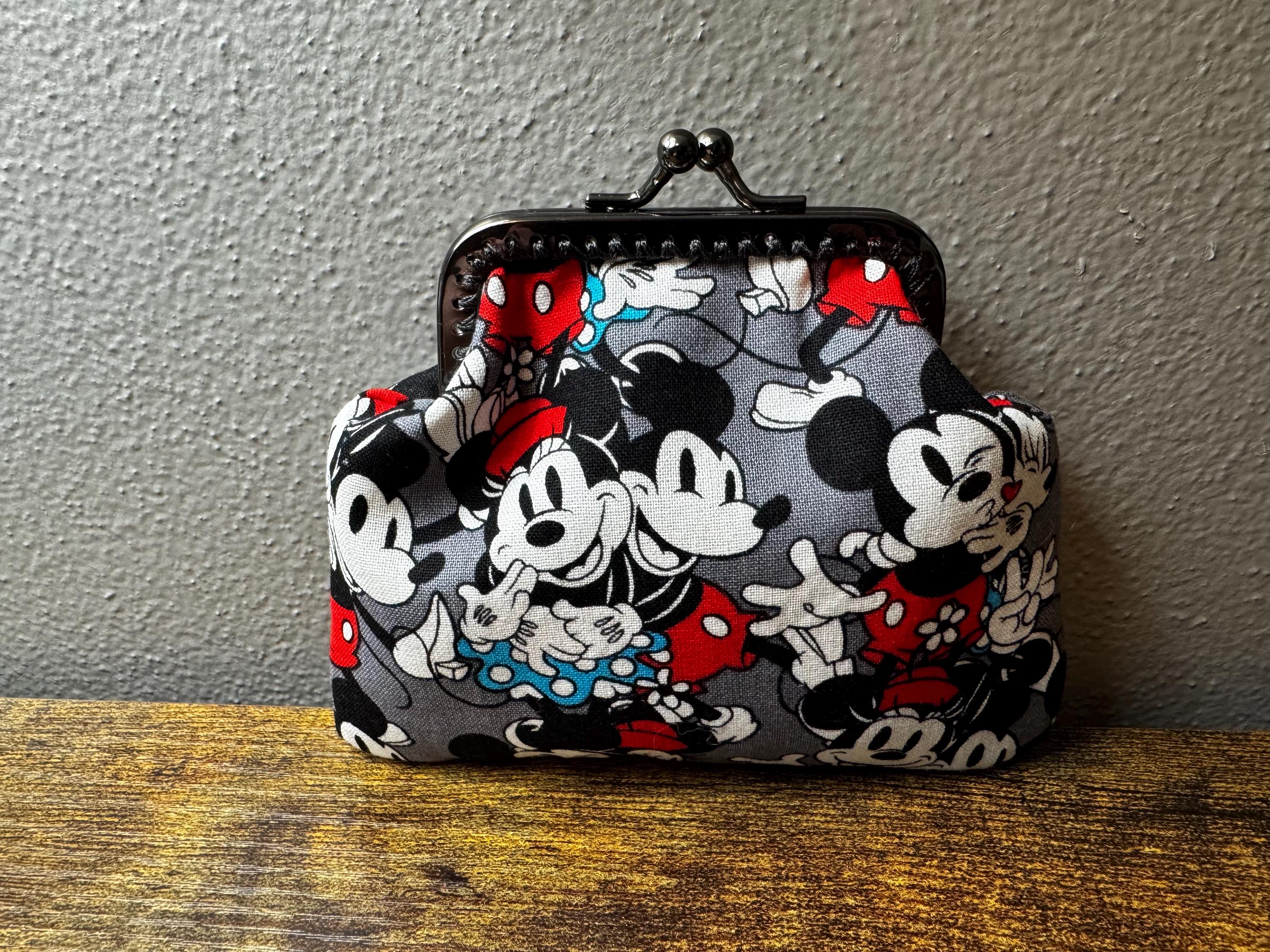 Mickey and Minnie Mouse Coin Purse - Etsy