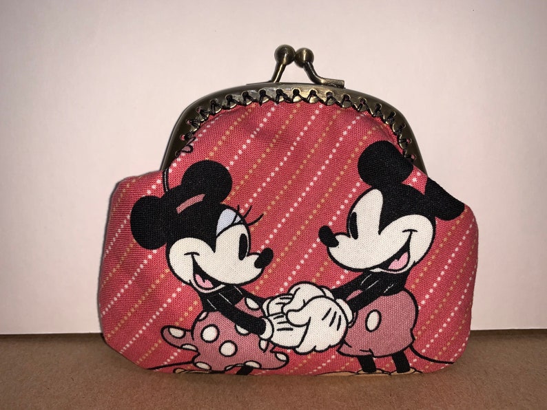 Mickey and Minnie Coin Purse | Etsy